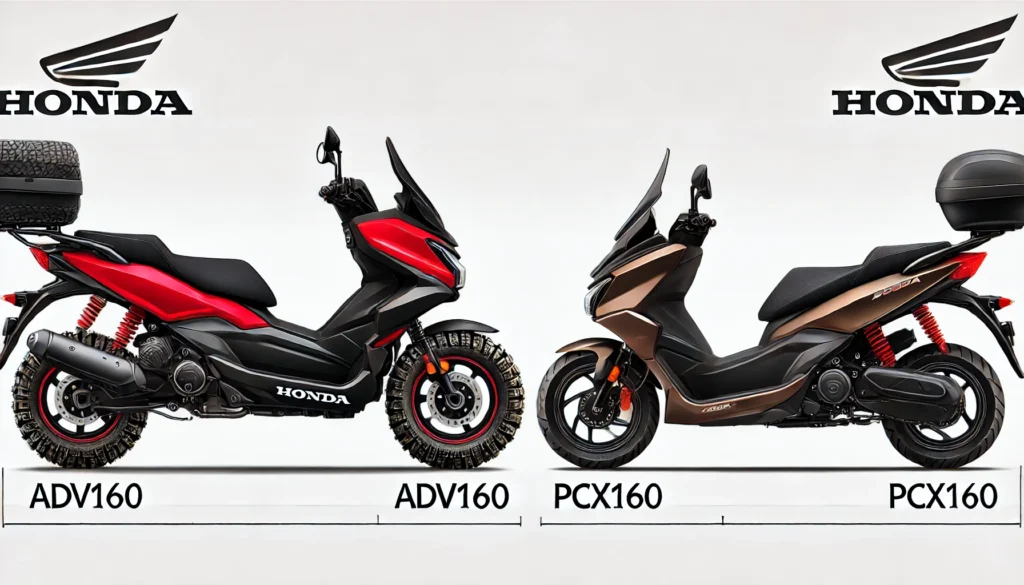 ADV160とPCX160を比較｜デザインと性能の違いを徹底解説 | Prestige Motorbikes