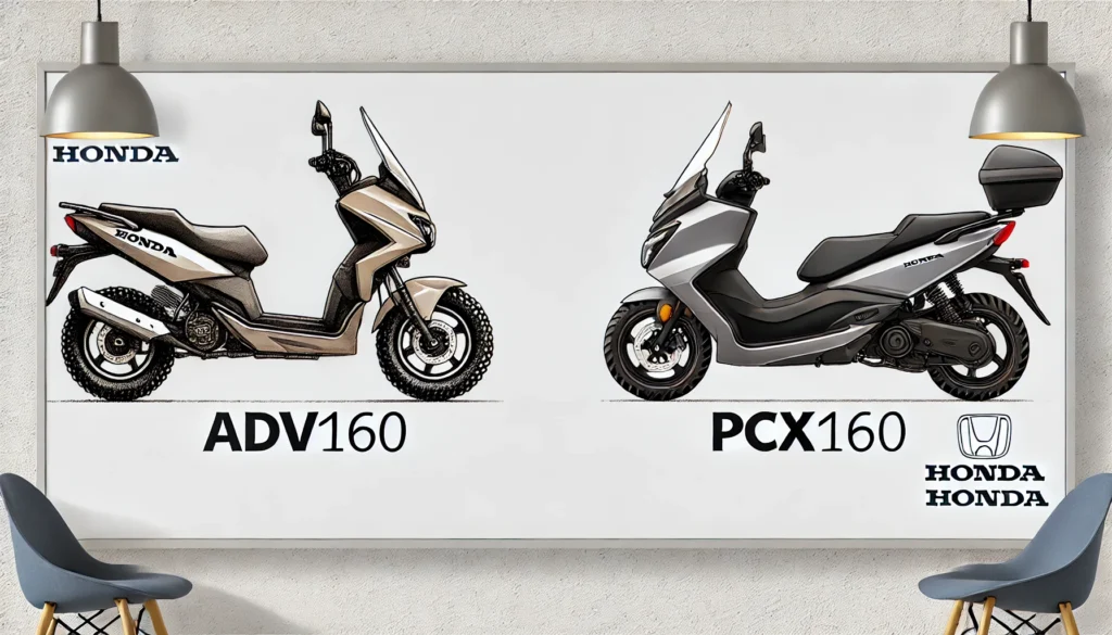 ADV160とPCX160を比較｜デザインと性能の違いを徹底解説 | Prestige Motorbikes
